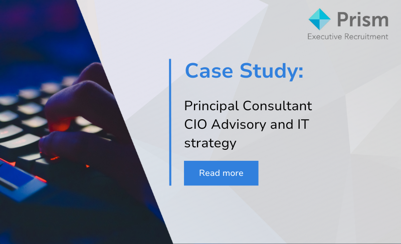 Principal Consultant CIO Advisory and IT strategy case study